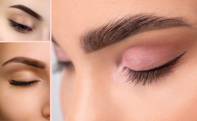 Microblading sourcils avec retouche à Saint Pierre chez Dermô'naturel